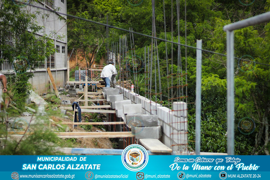 Avance de muro perimetral a NUFED en Aldea Las Flores – Municipalidad ...